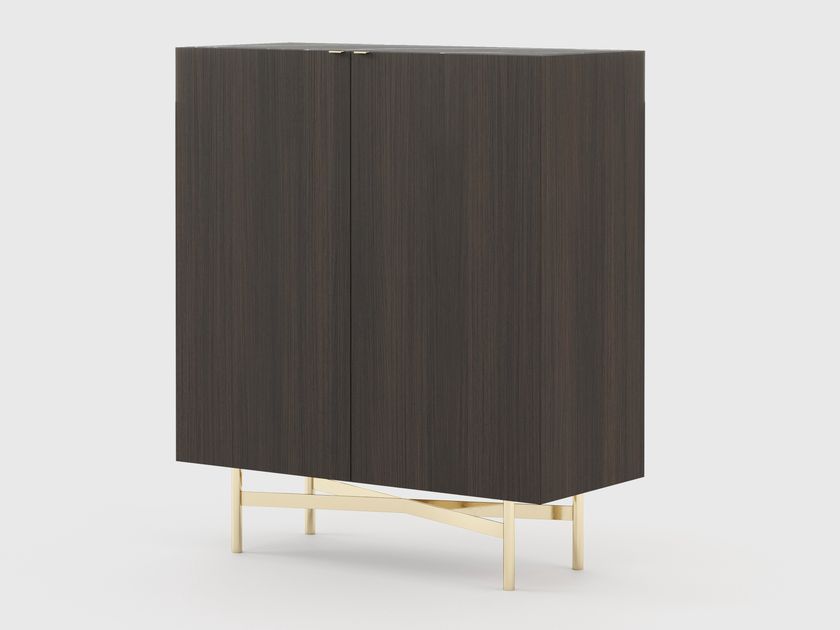 LEWIS Oak highboard with doors By Laskasas