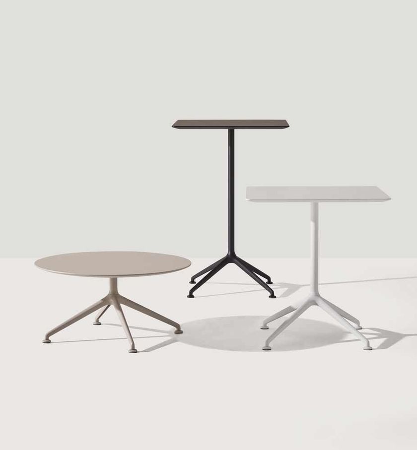 LEX Metal table base with 4-spoke base By INCLASS