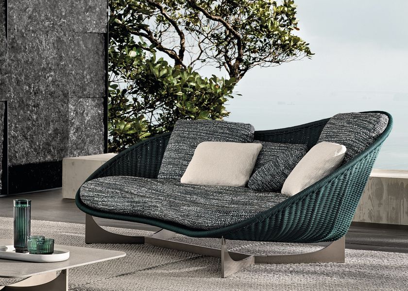 LIDO CORD OUTDOOR | Divano da giardino By Minotti design GamFratesi