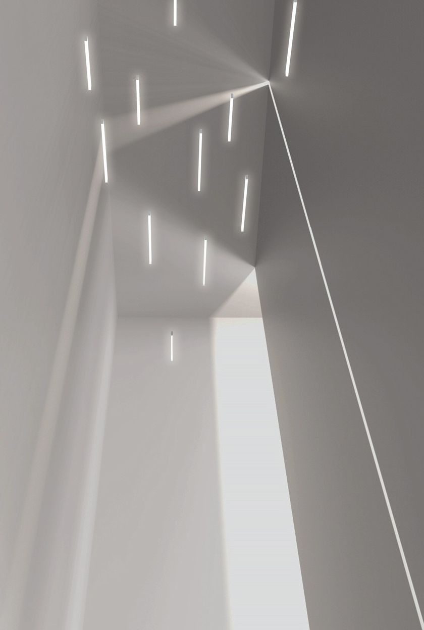 LED Carrara marble pendant lamp LIGHT BEAM By Inarchi