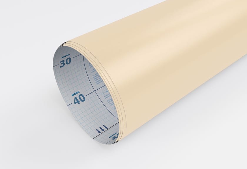 Adhesive plastic furniture foil LIGHT BEIGE MATT By Artesive