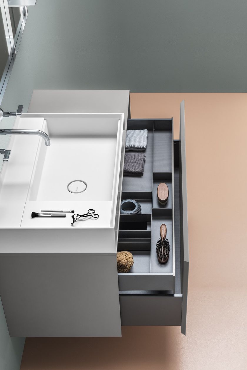 LINEÒ-M | Wall-mounted vanity unit By ARBLU