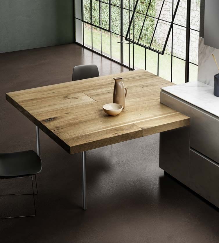 LINEA 01 Fitted kitchen with integrated handles By Composit | design ...