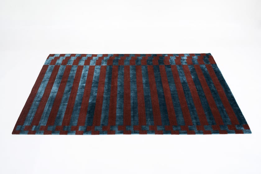 Rectangular striped rug LINEA By Tacchini Edizioni design Maria ...