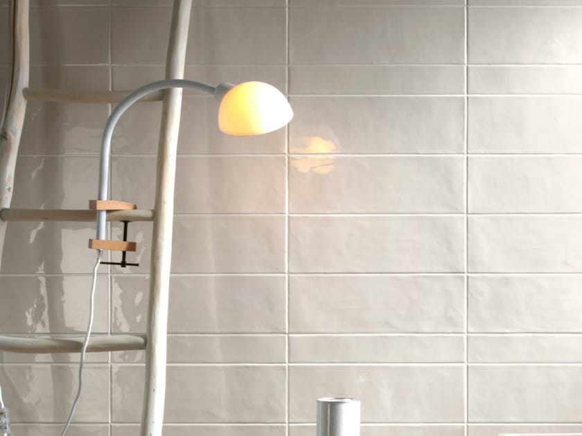 Glazed stoneware wall tiles LINEA40 By Tonalite