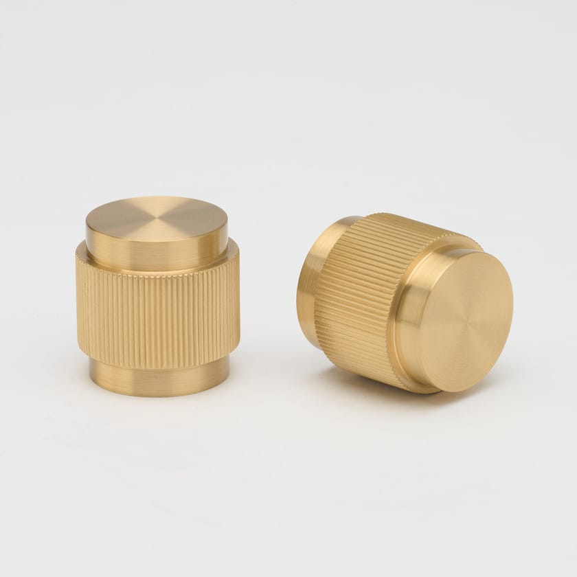 LINEAR Brass Shower cabin knob By Lo & Co Interiors