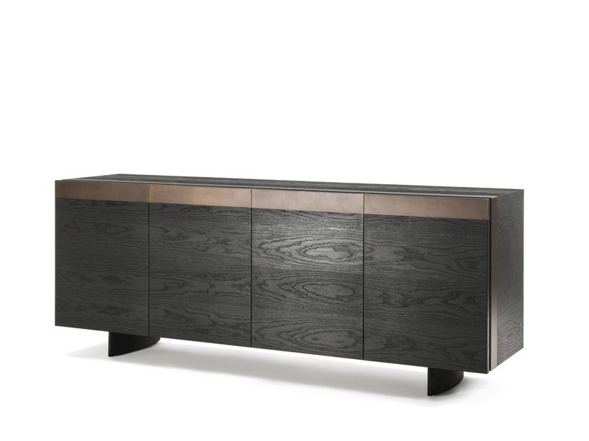 Sideboard with doors and drawers LINEAR By Riva 1920 design David Knott