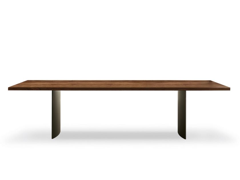 Tavolo rettangolare in legno LINHA | Tavolo in legno - Minotti ...