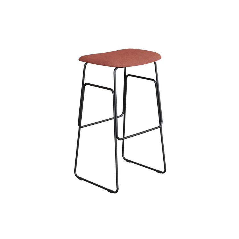 LINK HIGH High upholstered stool By G_GRADO