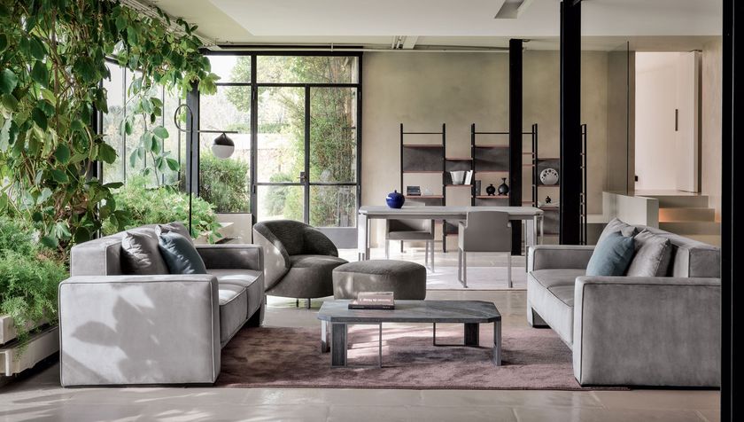 ARYA Open sectional iron and walnut bookcase By CorteZari | design ...