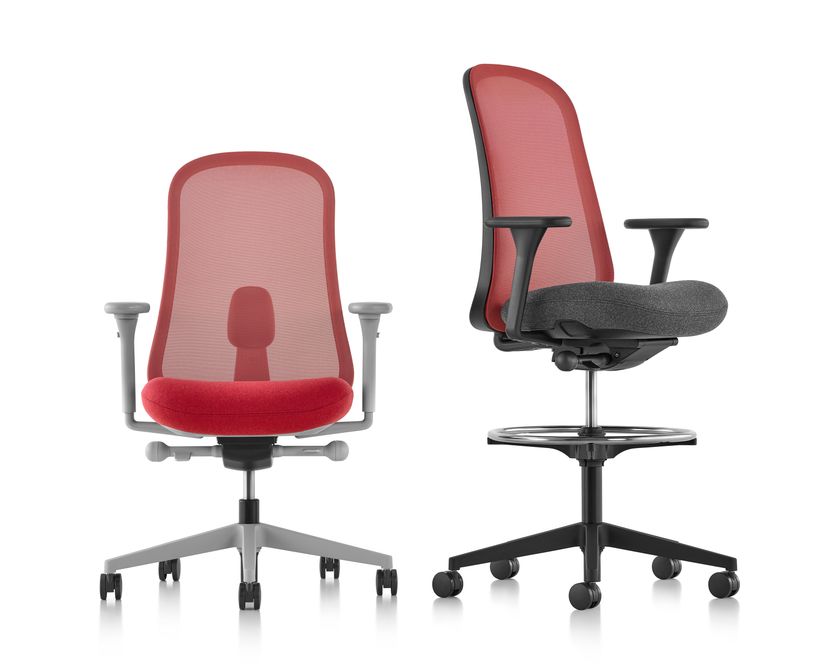 LINO | Office stool By Herman Miller design Industrial Facility