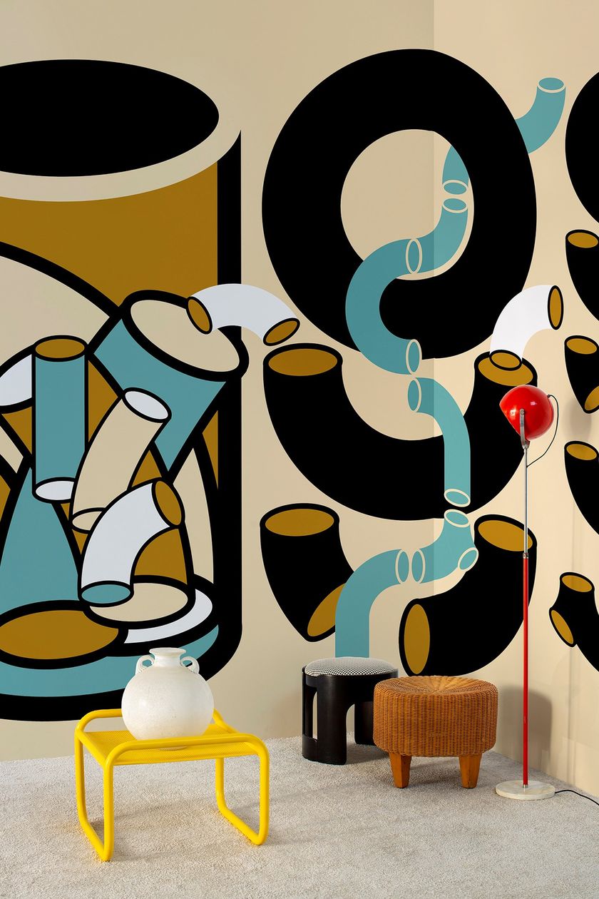 LIQUORICE & TOFFEE wallpaper By Wall&decò