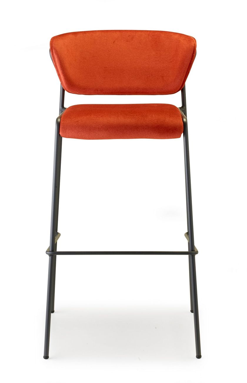 LISA High upholstered stool By S-CAB | design Marcello Ziliani