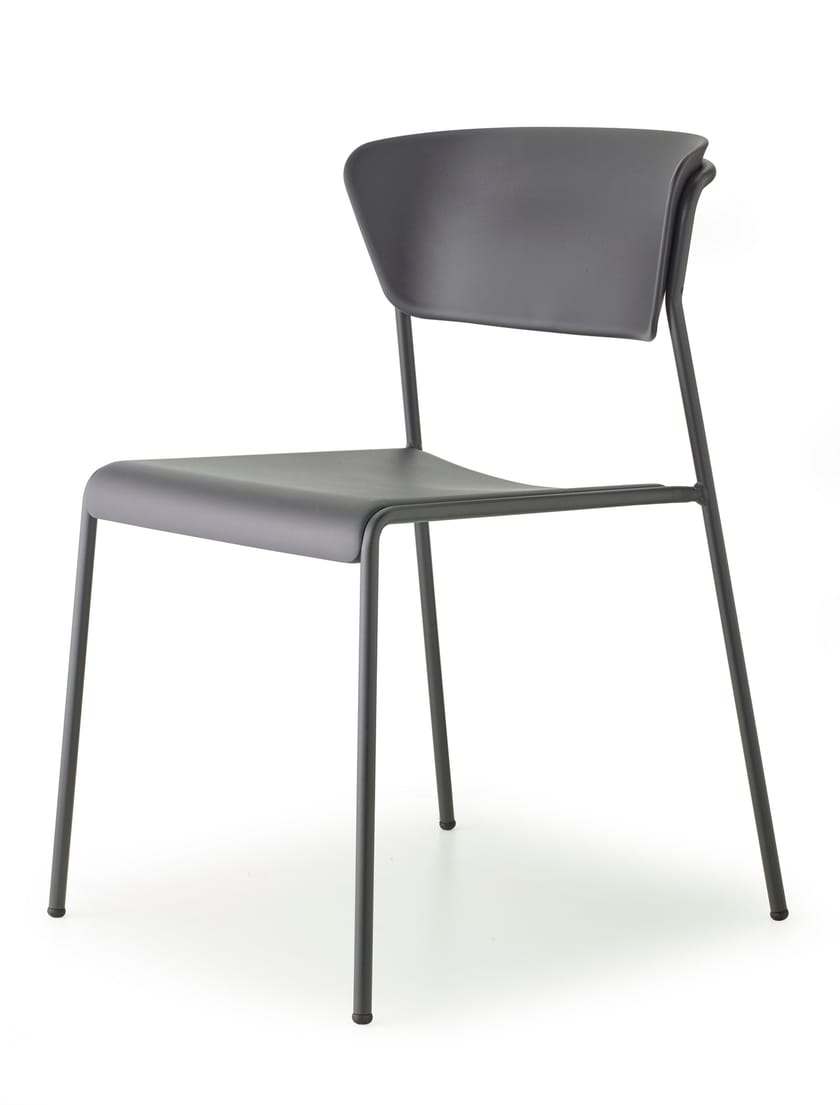 LISA TECNOPOLIMERO Stackable technopolymer chair By SCAB DESIGN ...