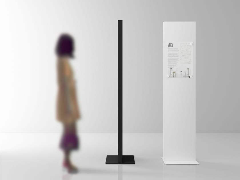 Steel screen / display unit LIT By Systemtronic design Pablo Gironés