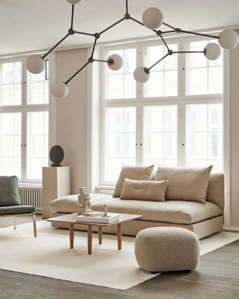 LITTLE BIG POUF Rectangular fabric pouf By NORR11 | design Tommy ...