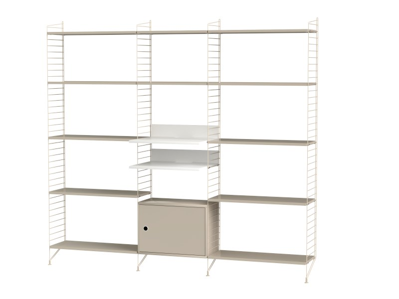 LIVING ROOM Q Bookcase By String Furniture
