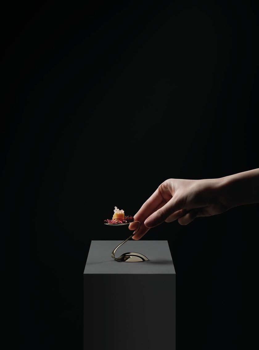 LIVING Stainless steel spoon By Sambonet