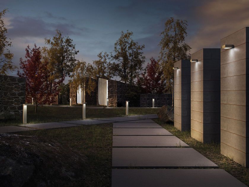 IDRIA LED Accoya® wood bollard light By [LND]