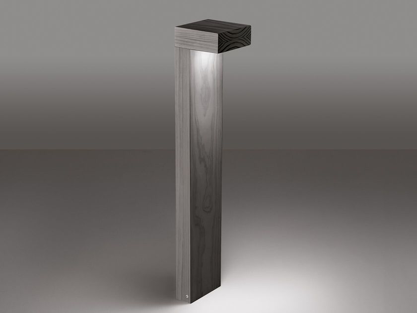 IDRIA LED Accoya® wood bollard light By [LND]