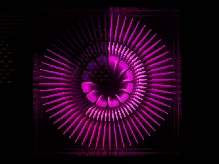 TEMPUS INFINITY Clock By LO Contemporary