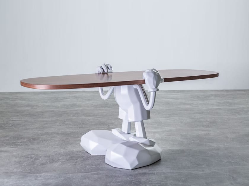 WILLY WALNUT Coffee table By LO Contemporary