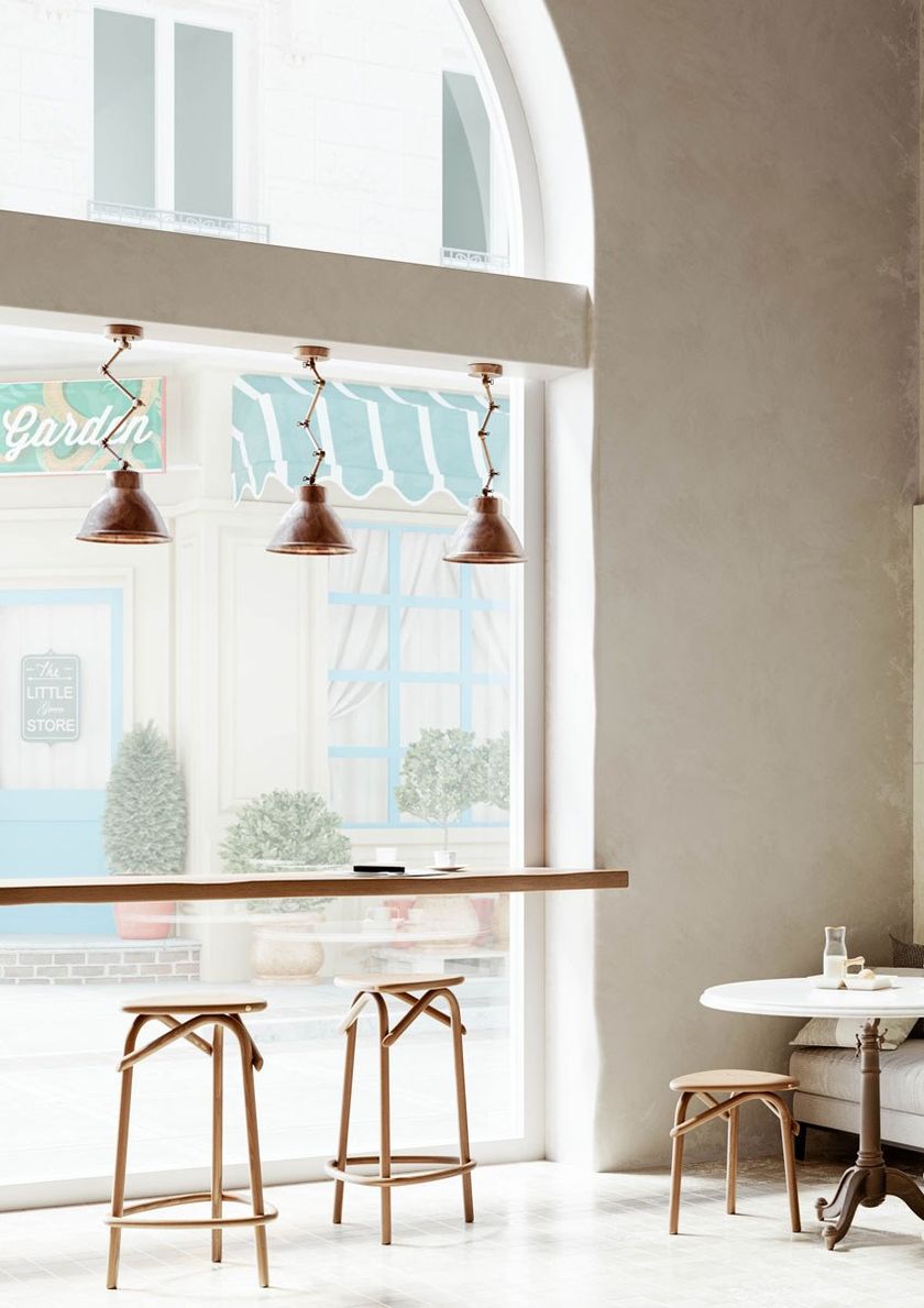 Lampada a sospensione regolabile in metallo LOFT 269.02 Collezione Loft ...