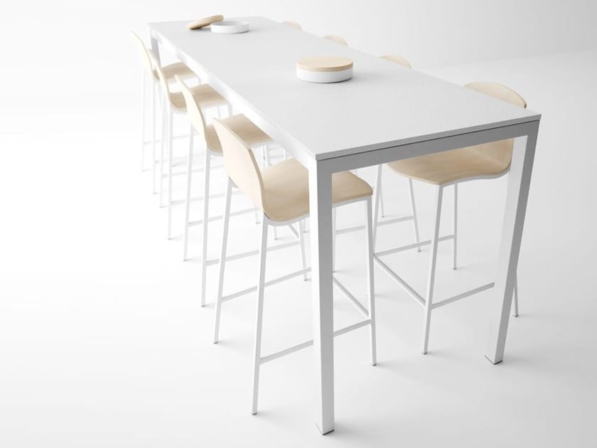 Rectangular high table LOGIC By CANCIO