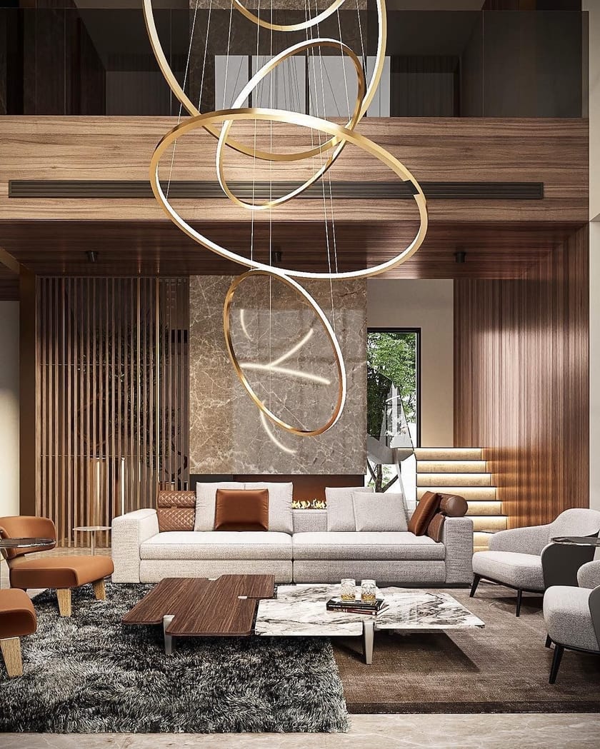 LOHJA LED dimmable metal pendant lamp By Cameron Design House