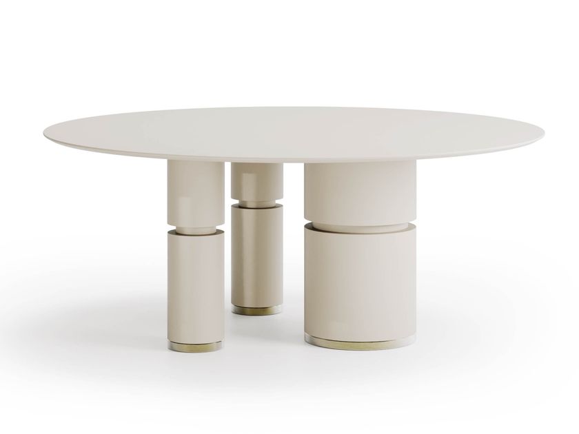 LOÏC Round wooden dining table By Capital Collection
