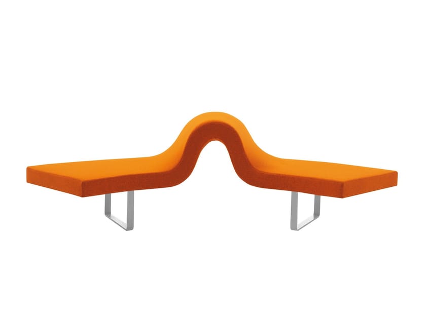 Round modular bench LONGWAY E By Segis design Bartoli Design