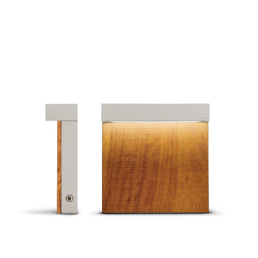 LOOK WOOD LED wooden bollard light By SIMES