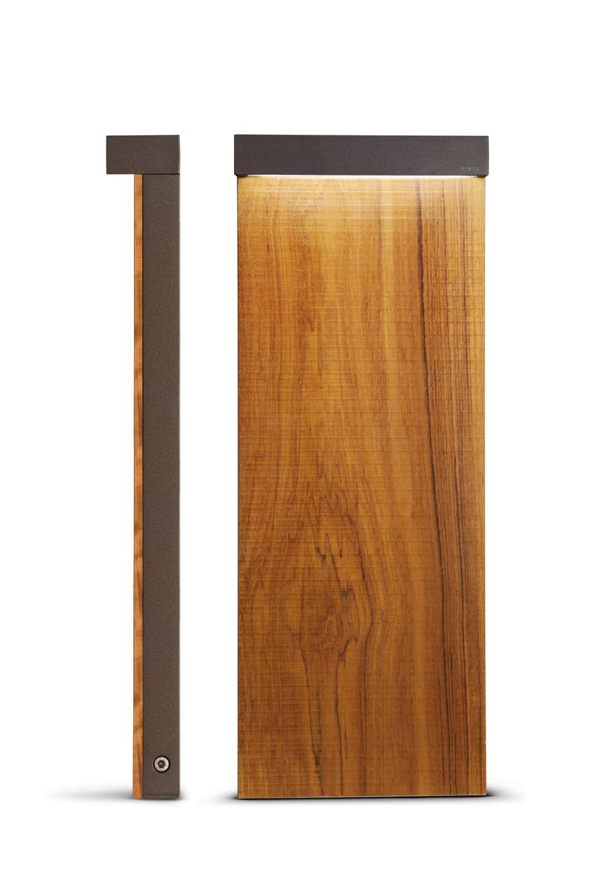 LOOK WOOD LED wooden bollard light By SIMES