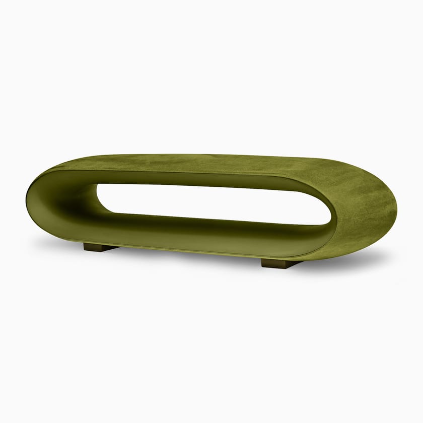 LOOP MOLESKIN garden bench By Serralunga