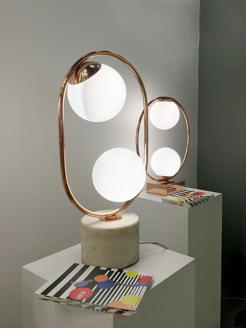 LOOP TABLE I LED metal table lamp By UTU Soulful Lighting | design ...