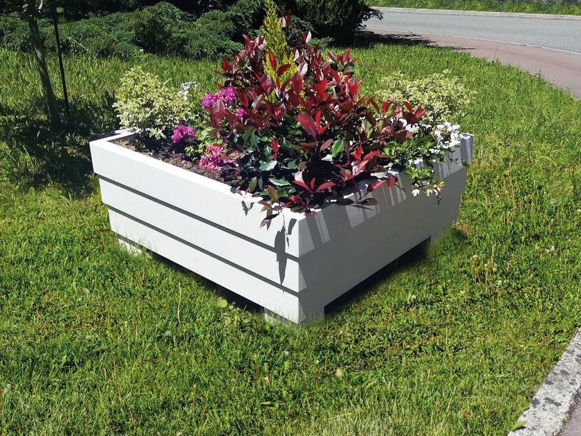 LORE Square flower pot By ULMA Architectural Solutions | design Miguel ...