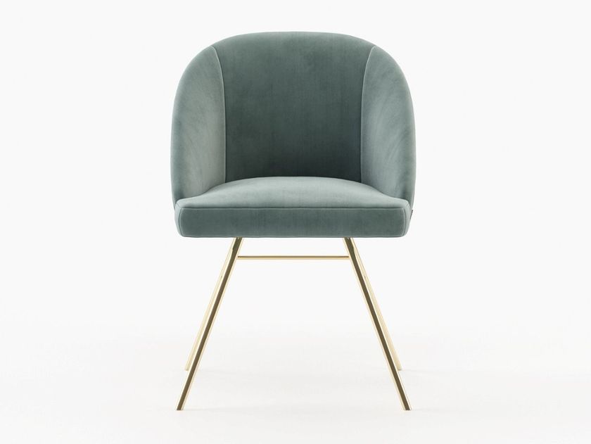 LOREN Upholstered velvet chair By Laskasas