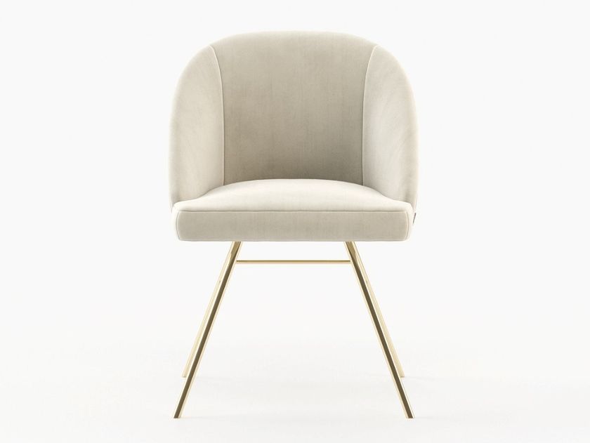 LOREN Upholstered velvet chair By Laskasas