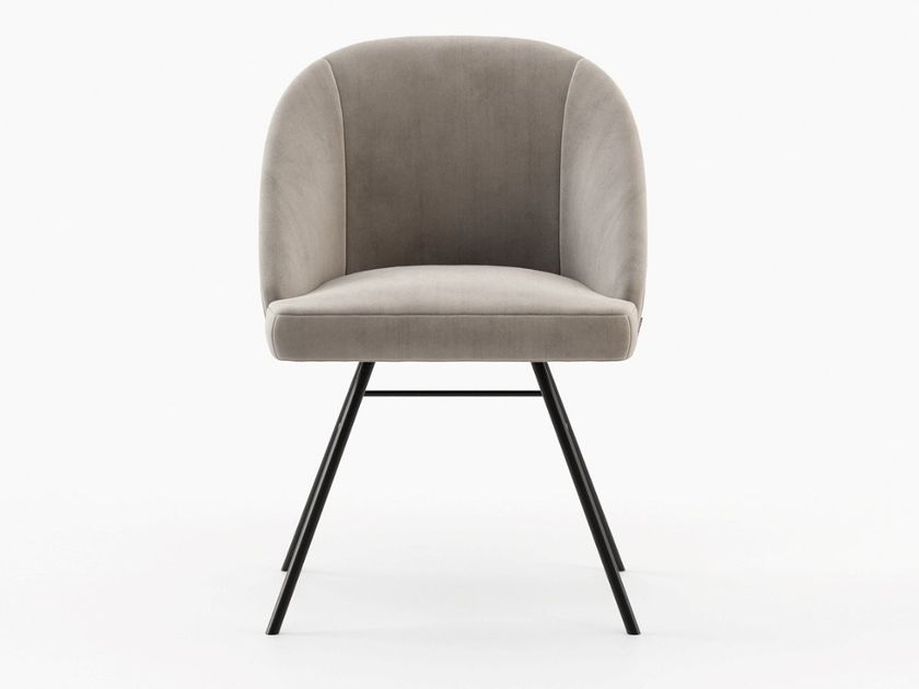 LOREN Upholstered velvet chair By Laskasas