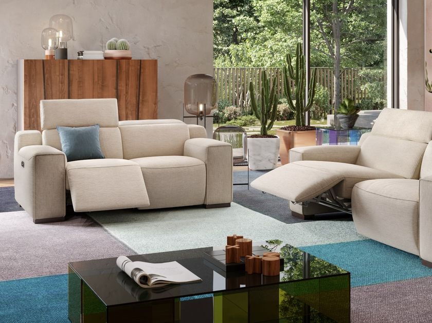 LORETO 2 seater fabric sofa By Sofanella