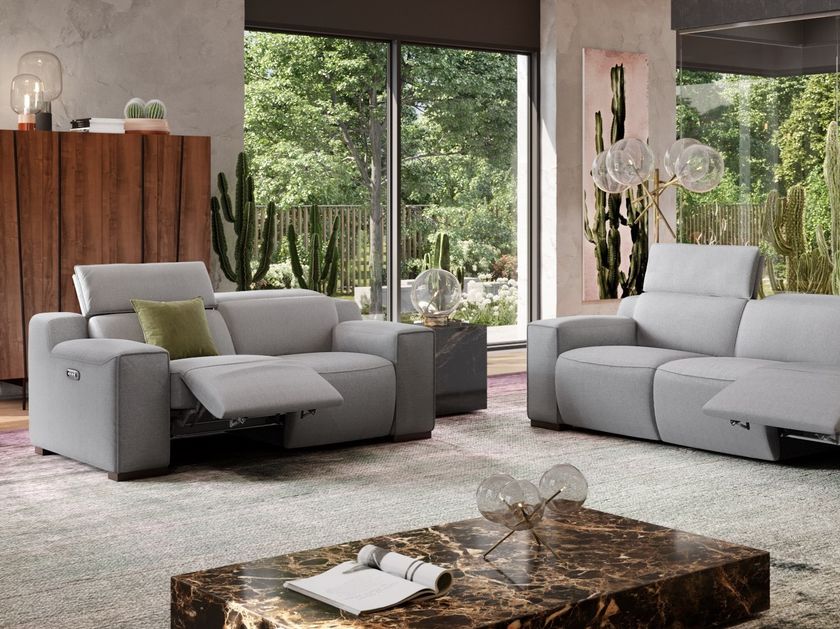 LORETO 2 seater fabric sofa By Sofanella
