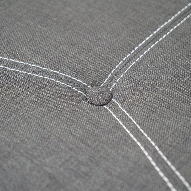 LOTUS Upholstered oval fabric pouf By grado design | design Alex Chai ...