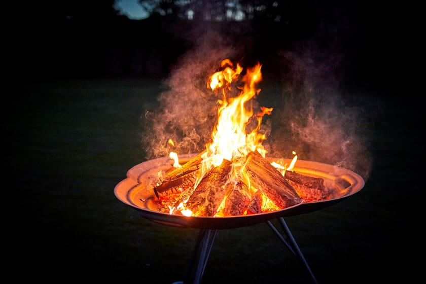 Wood-burning firebow LOTUS By RB73