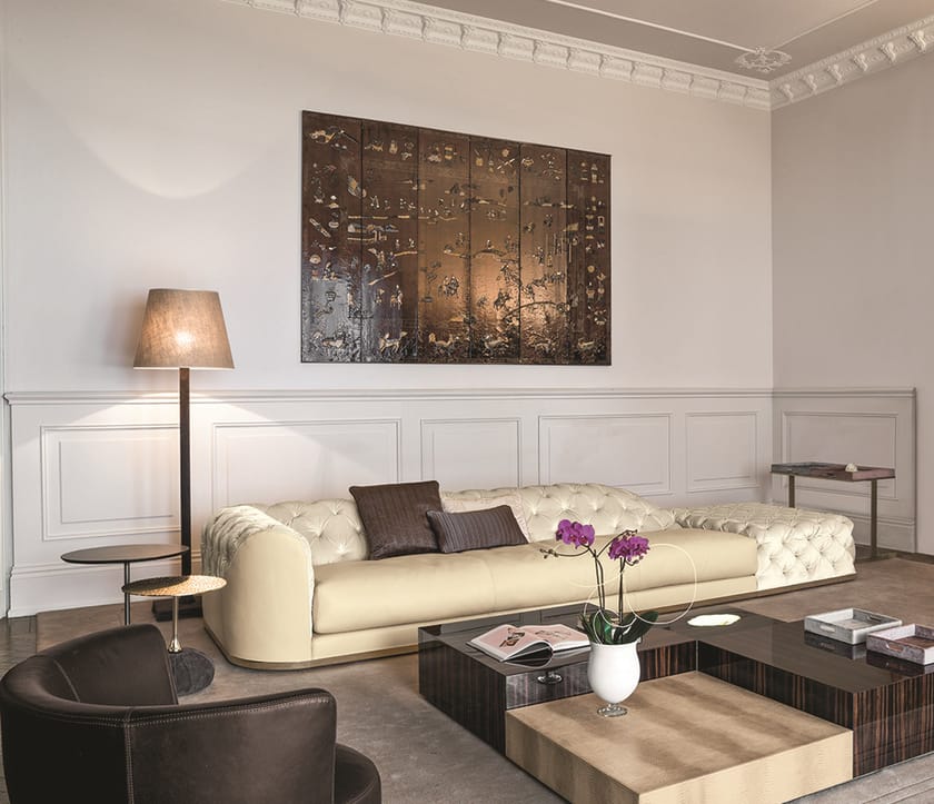 Tavolino rettangolare con vassoio LOUIS | Tavolino rettangolare ...