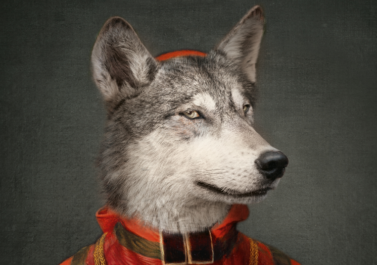 Vassoio / oggetto decorativo da parete in HPL LE LOUP Collezione ...