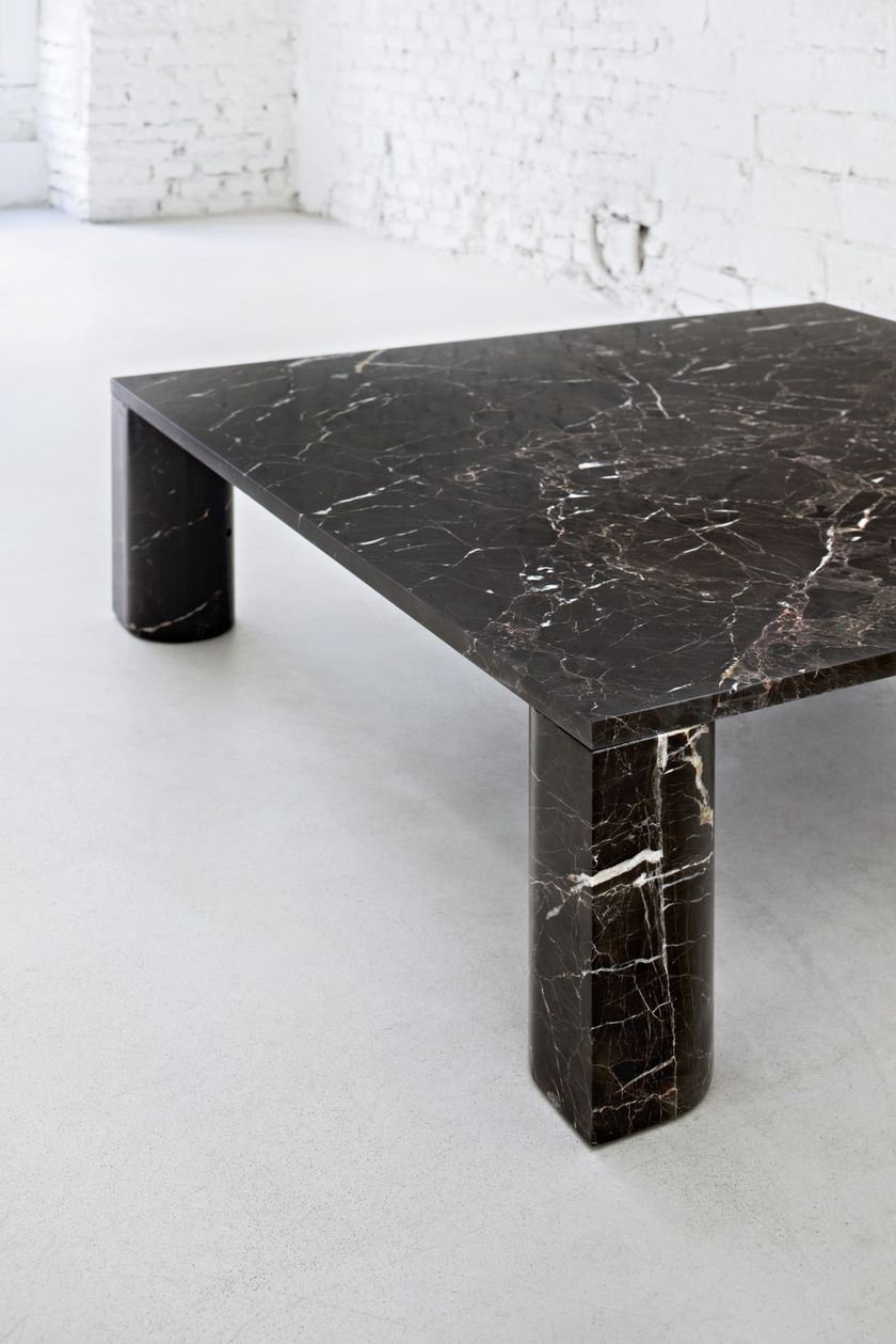 LOVE ME, LOVE ME NOT Square marble coffee table By Salvatori | design ...