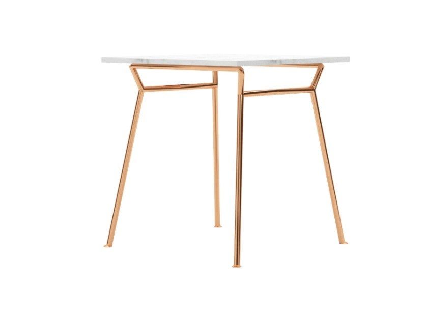 LOVE Square steel dining table By ZALABA Design | design Ginger Zalaba