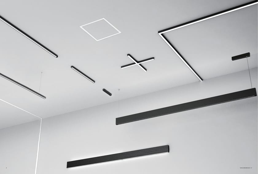 SLIM25 Aluminium linear lighting profile for LED modules By Colorsled