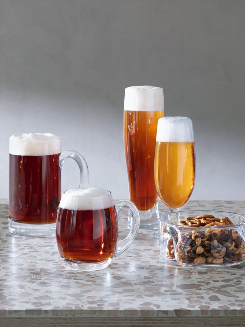 BAR PILSNER GLASS Blown glass beer glass - 450ml By LSA