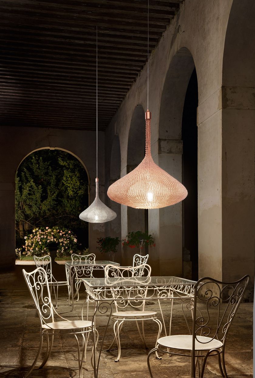 LUCE Metal pendant lamp By Fisionarte | design Domenico Rinaldi